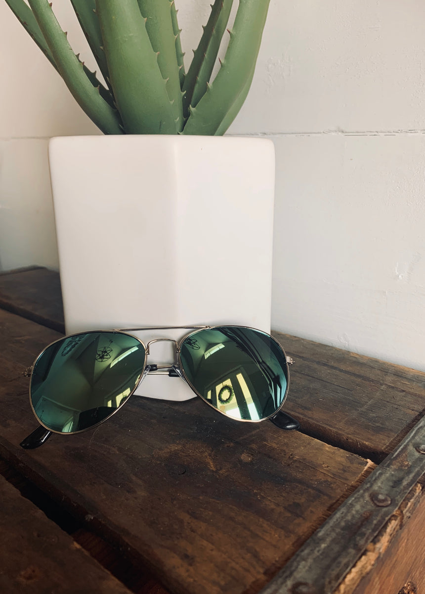 Green Machine Aviator Sunglasses – Fox + Fawn Designs